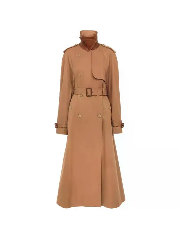Chloé Double-breasted Belted Trench Coat - Brown
