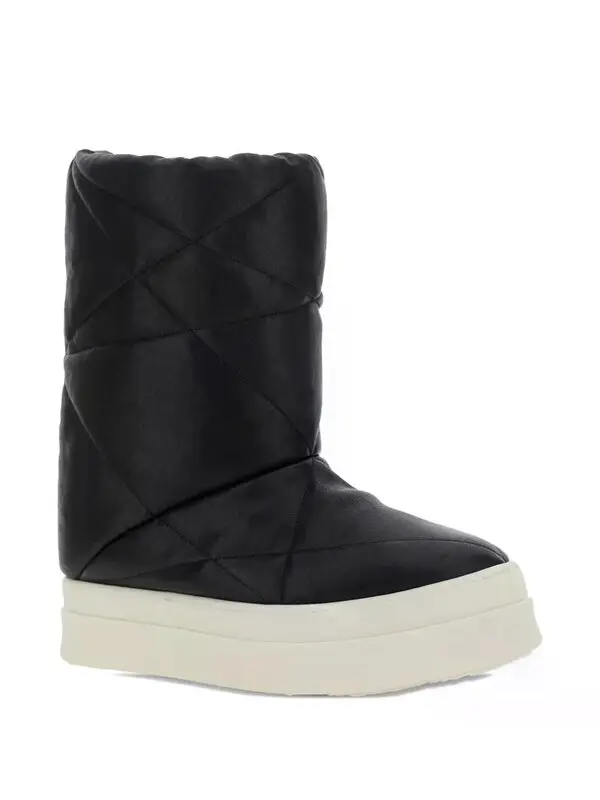 Rick Owens Quilted Leather Boots