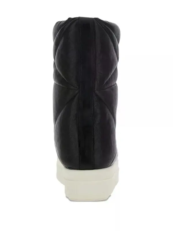Rick Owens Quilted Leather Boots