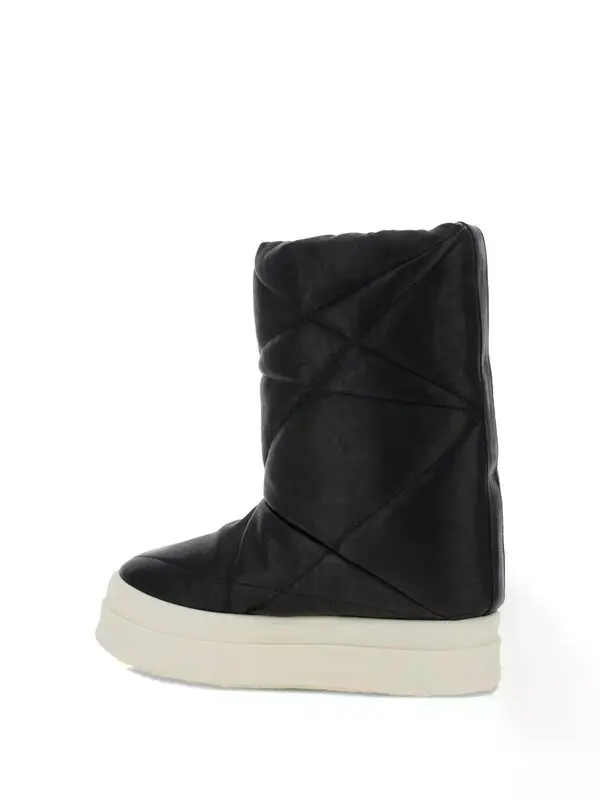 Rick Owens Quilted Leather Boots