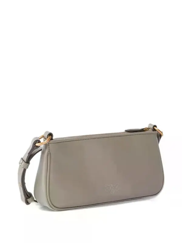Pinko Zip-fastening Leather Mini Bag - Grey
