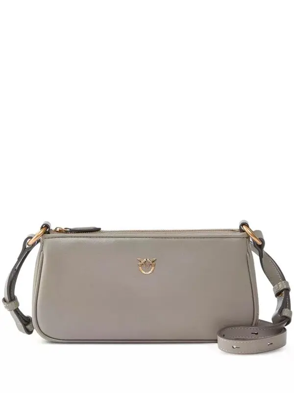 Pinko Zip-fastening Leather Mini Bag - Grey