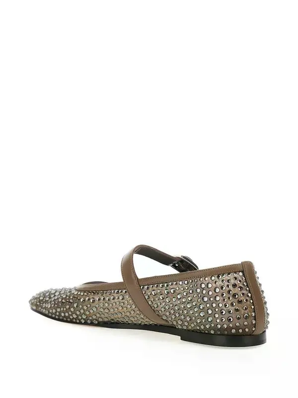 Le Monde Beryl Embellished Mary Jane Ballet Flats