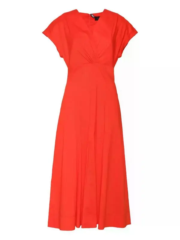 CLIPS Poplin V-neck Dress