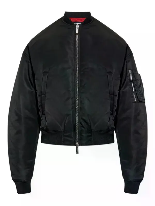 Dsquared2 Zip-fastening Bomber Jacket - Black