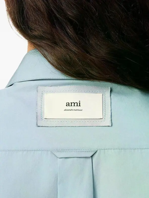 Ami Oversized Cotton Shirt