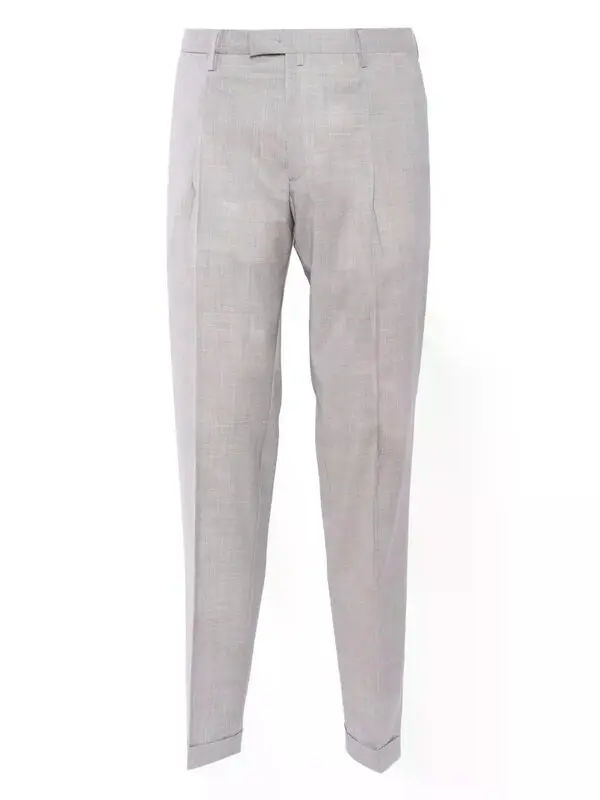 BRIGLIA 1949 Pleated Tailored Trousers - Grey