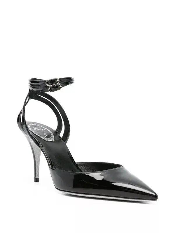 Rene Caovilla 80mm Leather Heeled Pumps