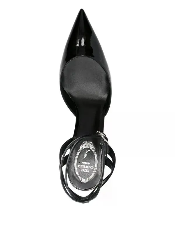Rene Caovilla 80mm Leather Heeled Pumps