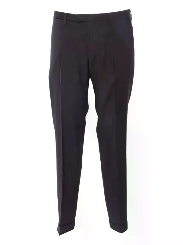 BRIGLIA 1949 Cuffed Trousers - Blue