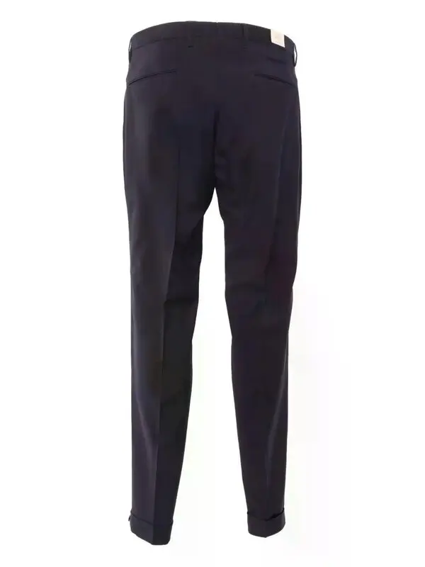 BRIGLIA 1949 Cuffed Trousers - Blue