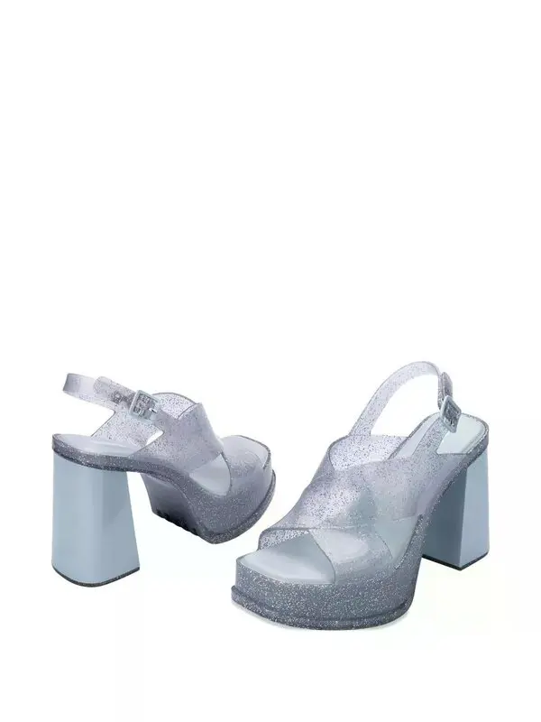 Melissa Glitter Platform Pumps