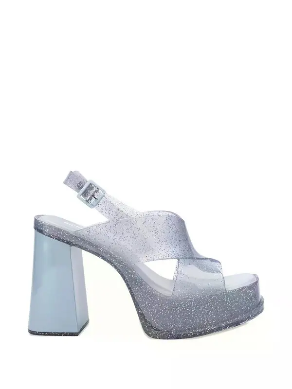 Melissa Glitter Platform Pumps