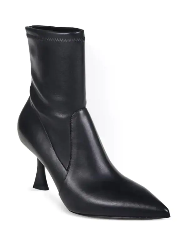 SERGIO LEVANTESI Janet Pointed-toe Sock Boots - Black