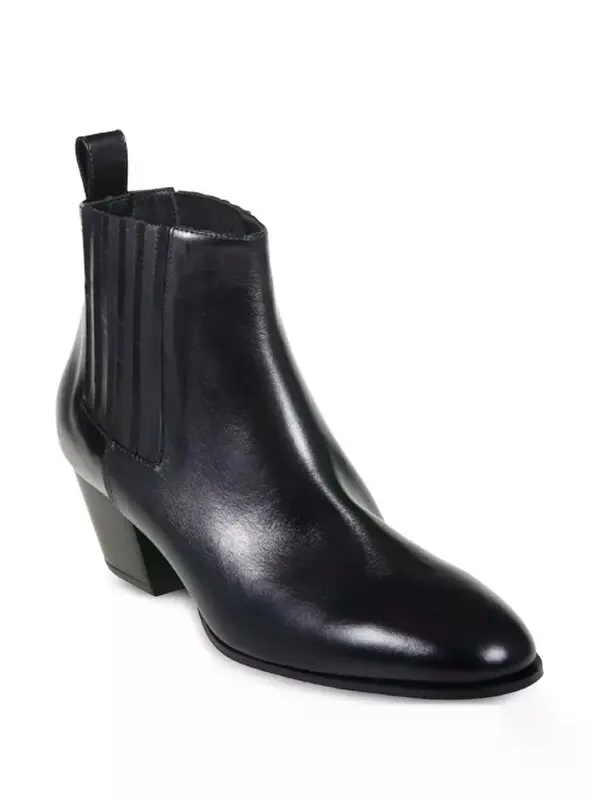 SERGIO LEVANTESI Elastic-panel Block-heel Boots