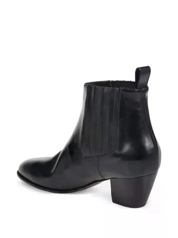 SERGIO LEVANTESI Elastic-panel Block-heel Boots