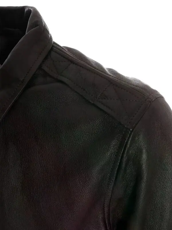 SCHOTT Leather Jacket - Brown
