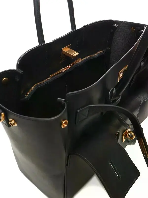 Balenciaga Small Bell Air Leather Tote Bag