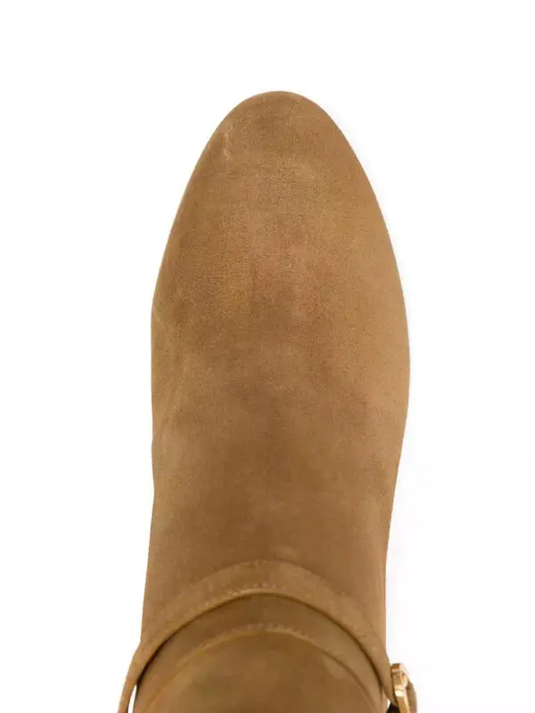 Valentino Garavani 75mm Leather Ankle Boots - Neutrals