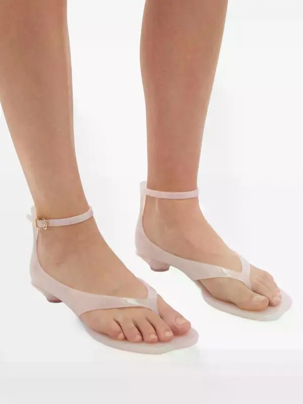 Chloé Jelly Sandals - White