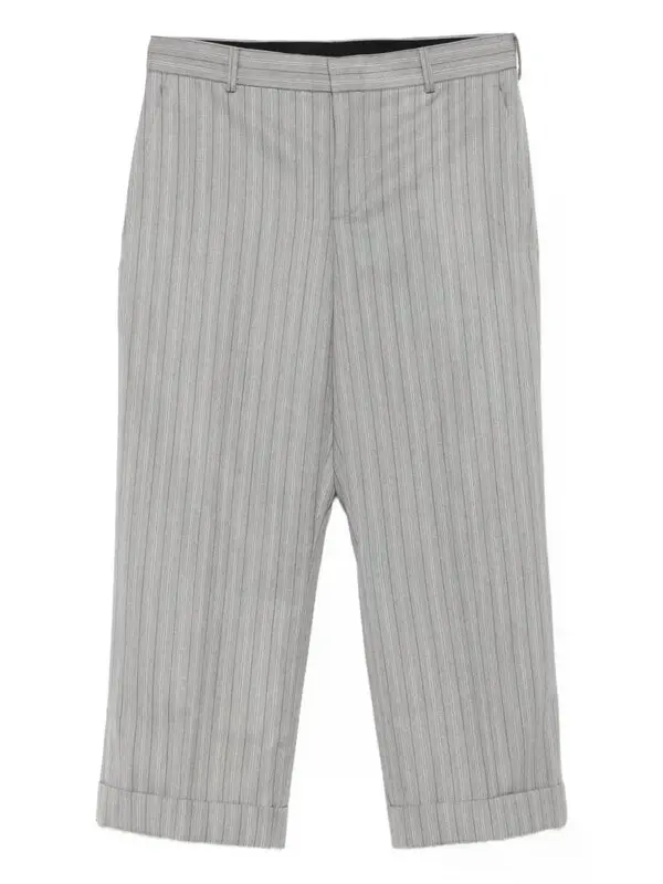 Moschino Pinstripe Cropped Trousers
