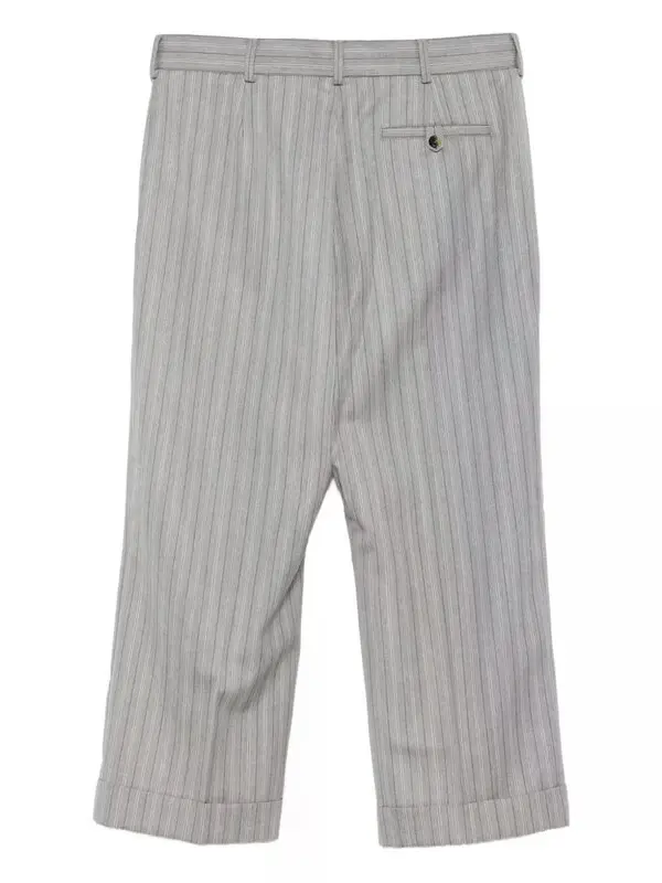 Moschino Pinstripe Cropped Trousers