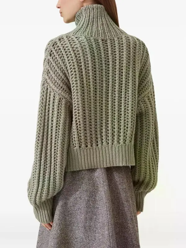 Brunello Cucinelli Turtleneck Cashmere Knit Sweater