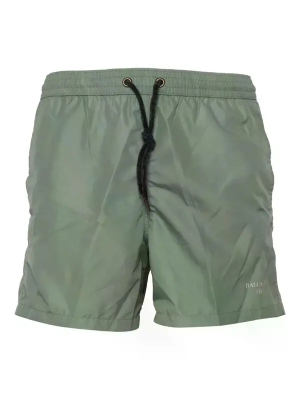 BALLANTYNE Drawstring Swim Shorts - Green