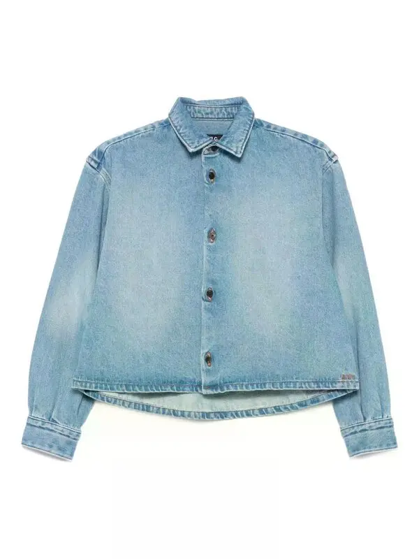 A.p.c. Button-down Cropped Shirt
