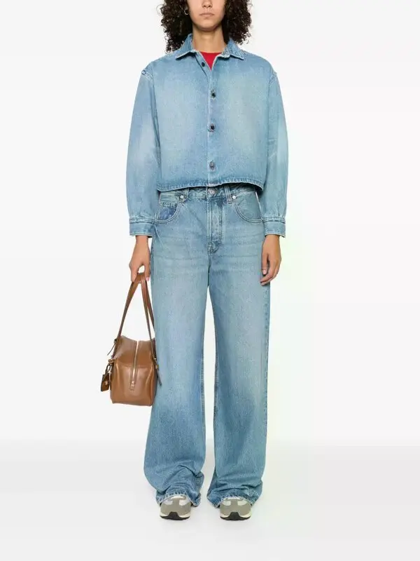 A.p.c. Button-down Cropped Shirt