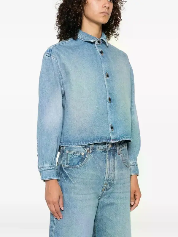 A.p.c. Button-down Cropped Shirt
