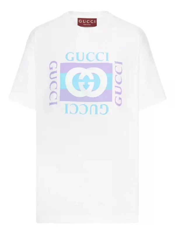 Gucci Interlocking-g Logo T-shirt - White