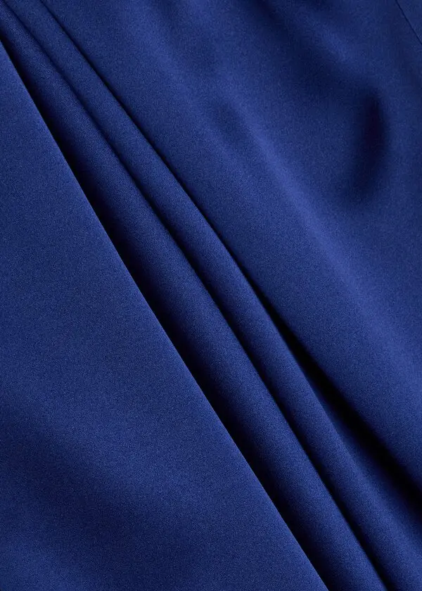 Max Mara Leisure Stretch-silk Top - Blue