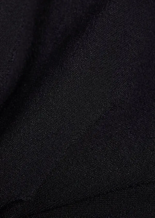 Vince Pleated Stretch-knit Midi Skirt