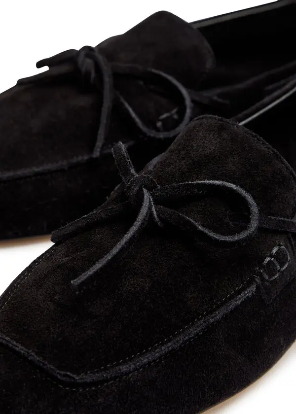 AeydĒ Jasper Suede Loafers - Black