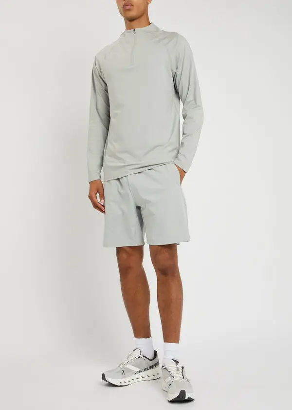 CONDITION Stretch-jersey Quarter-zip Top
