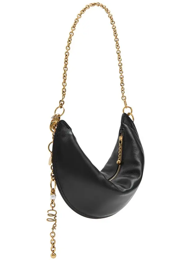 Chloé Leather Shoulder Bag - Black