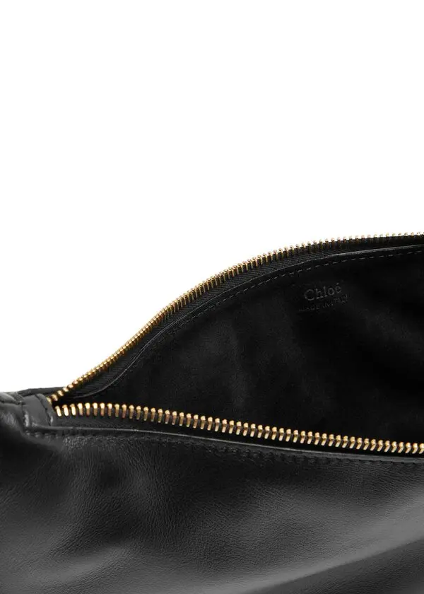 Chloé Leather Shoulder Bag - Black