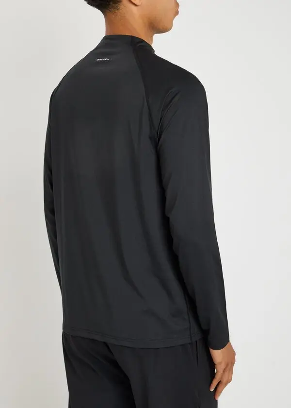 CONDITION Stretch-jersey Quarter-zip Top