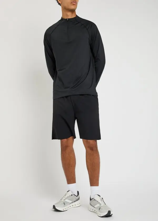 CONDITION Stretch-jersey Quarter-zip Top