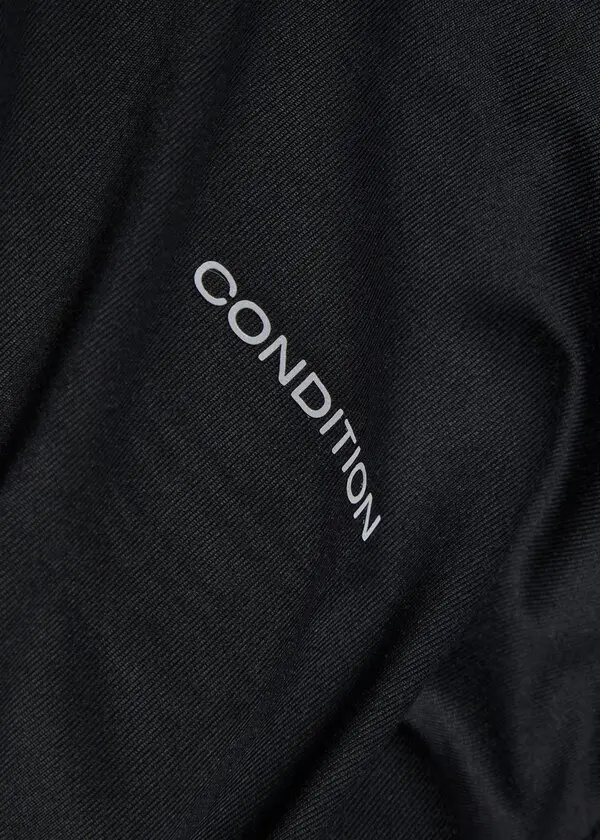 CONDITION Stretch-jersey Quarter-zip Top