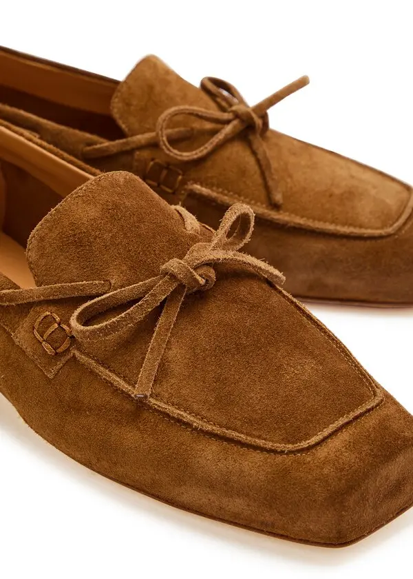AeydĒ Jasper Suede Loafers - Brown