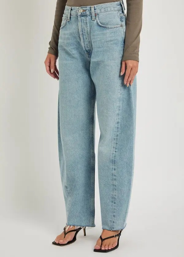 AGOLDE Luna Barrel-leg Jeans - Blue