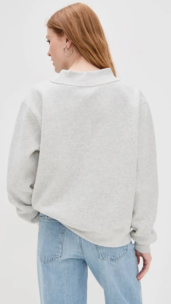 PARKE Chicago Graphic Mock Neck Sweatshirt