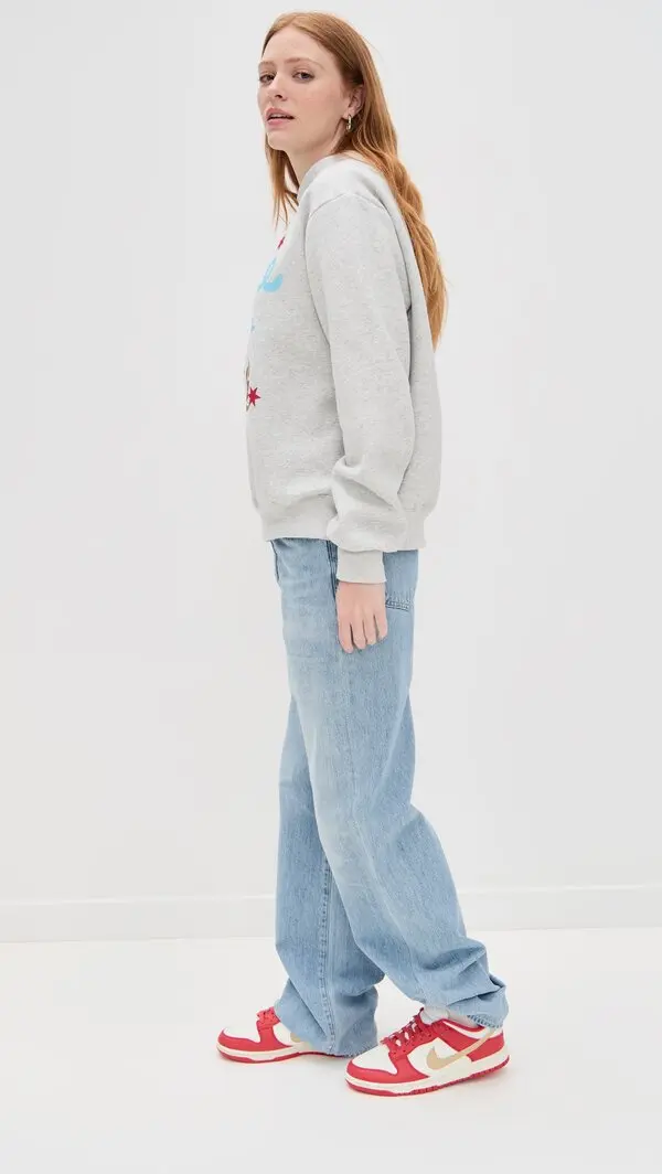PARKE Chicago Graphic Mock Neck Sweatshirt