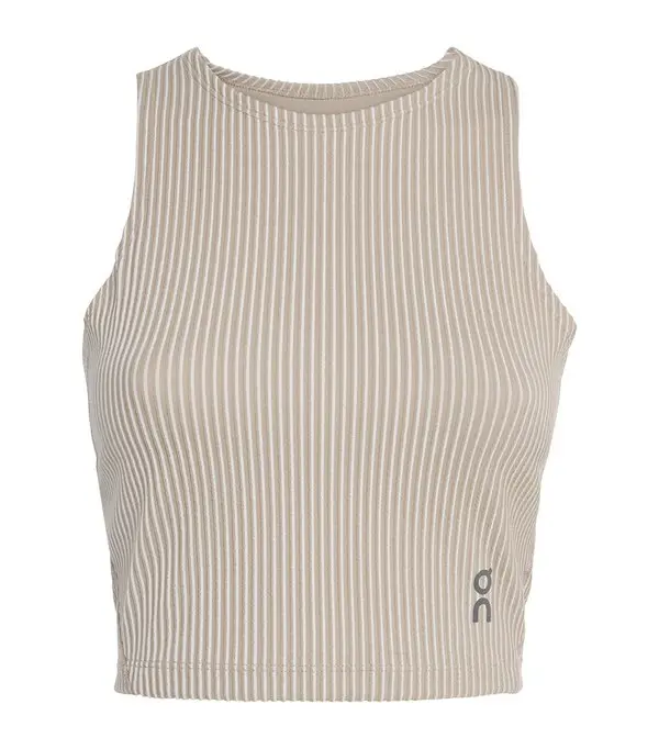 On All-day Ribbed Cropped Tank Top