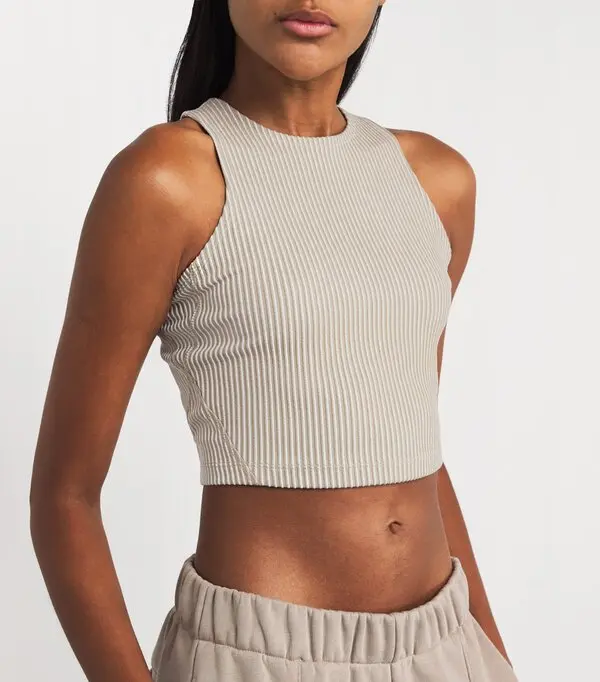 On All-day Ribbed Cropped Tank Top
