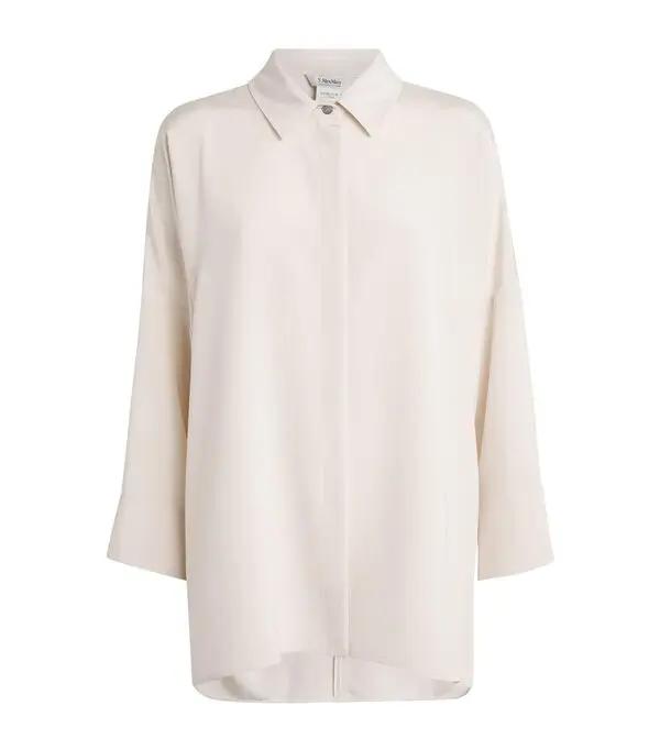 Max Mara Silk-blend Shirt Jacket