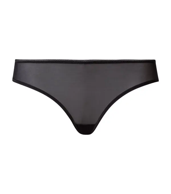 Hanro Smooth Illusion Mini Briefs - Black