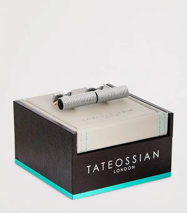 Tateossian Polished Cable Rope Cufflinks